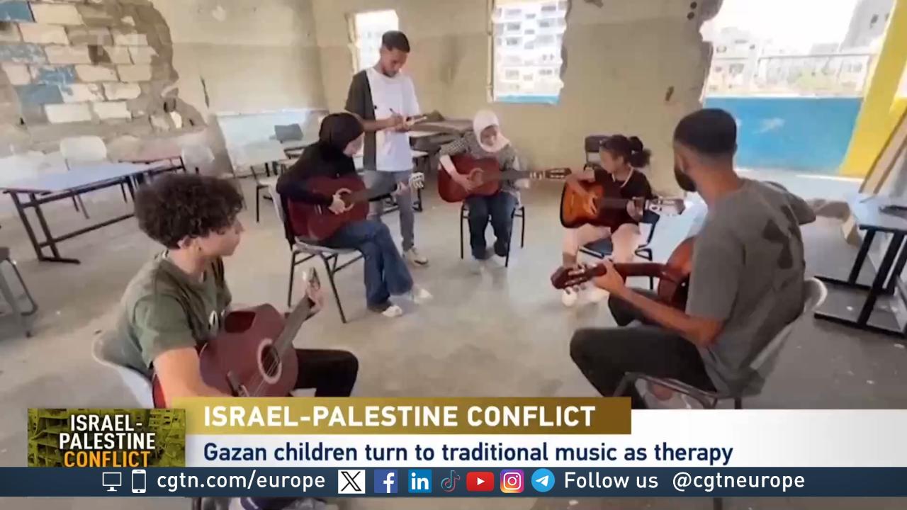 Making music in Gaza, despite the death and destruction - CGTN