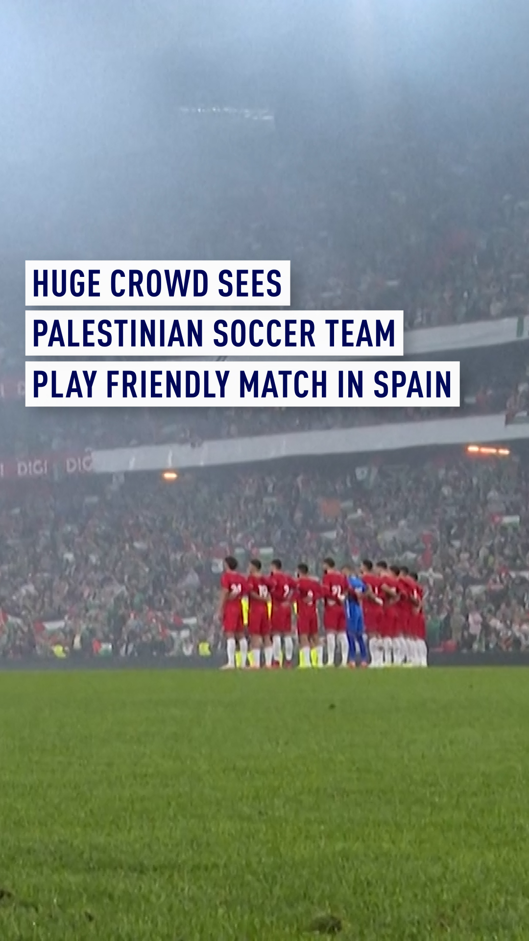 'Mission and a message'- Palestine football team shine in Spain - CGTN